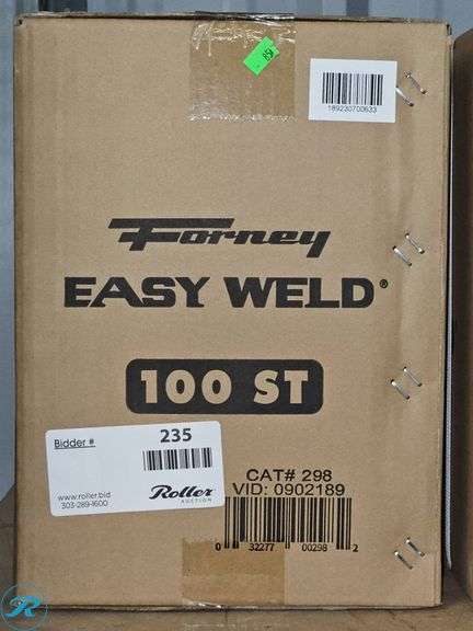 New Forney Easy Weld 100 ST Stick Welder, Cat# 298 - Roller Auctions
