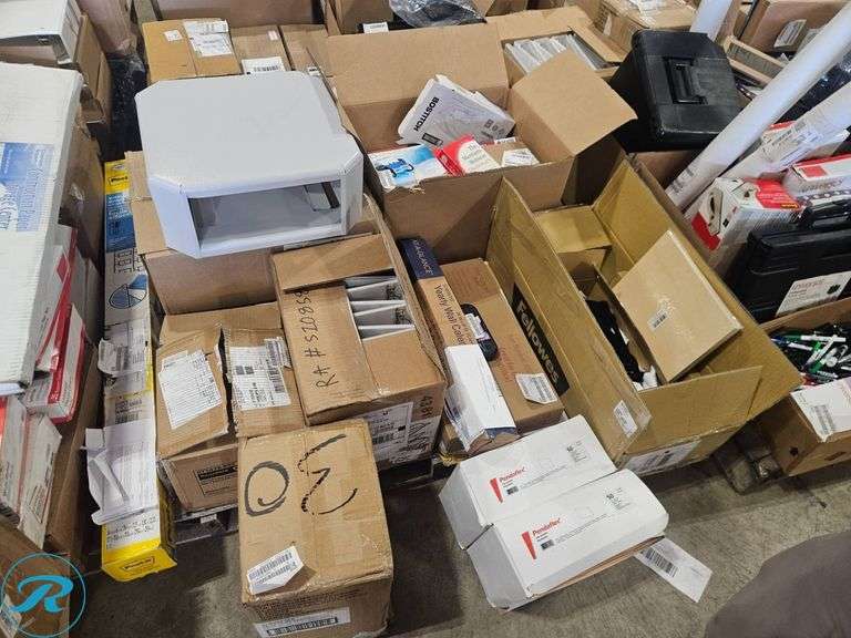 (6) Pallets of Mixed Office Supplies and Electronics - Roller Auctions