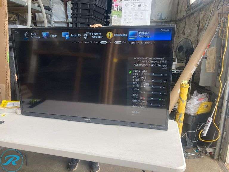 (1) Sharp Aquos TV 60" with Remote Control in perfect condition (see ...