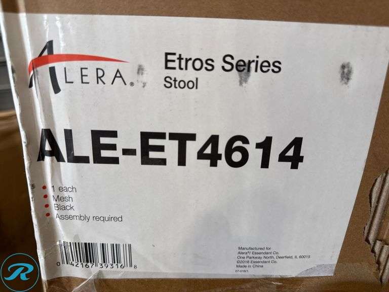 (4) Alera Stools Including (3) Elusion Series Swivel Stools and (1) Etros Series Stool - Roller ...