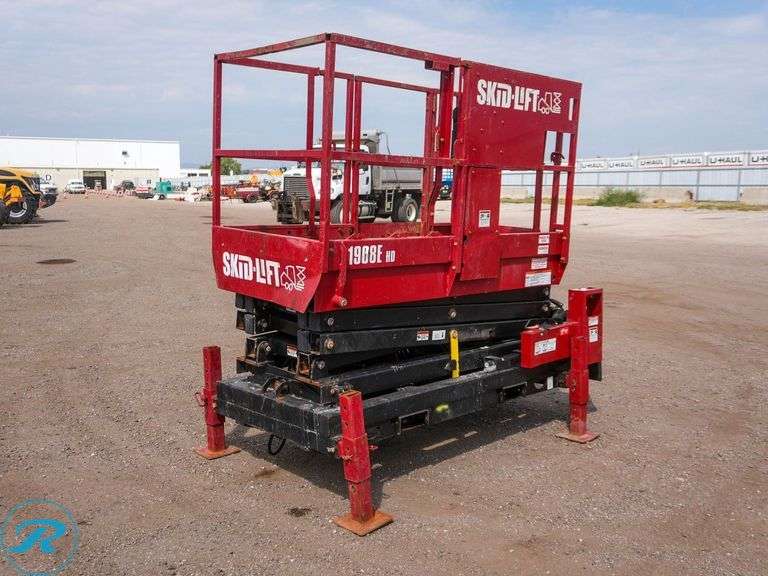 Skid Lift 1908E HD Hydraulic Scissor Lift To Fit Skid Steer Loader, 25 ...