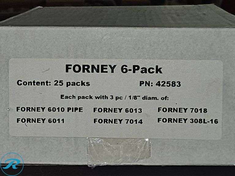 (25) New Packs of Forney 6-Pack Welding Rod Sample Kits, PN: 42583 ...