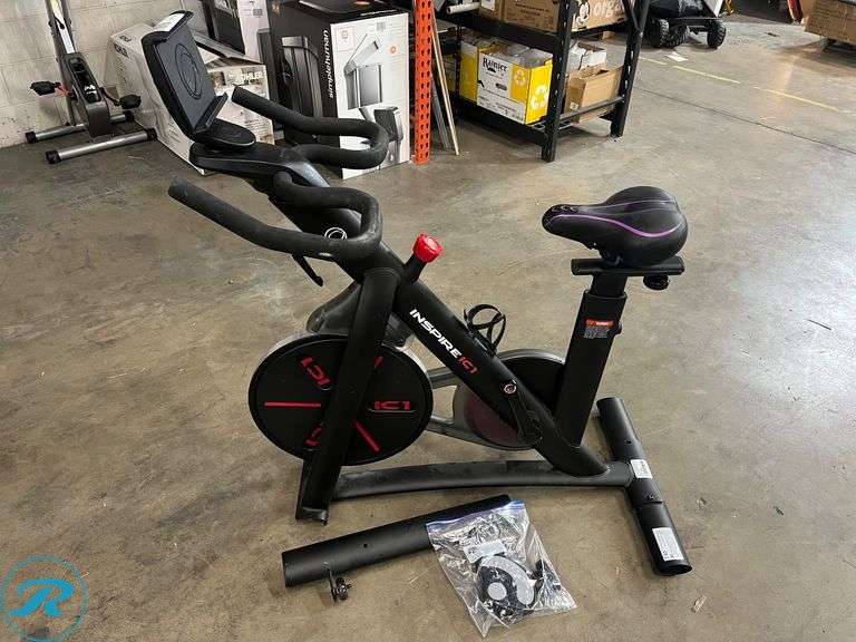 Inspire IC1 Exercise Bike - Used/Broken Peddle/Bent Wheel - Roller Auctions