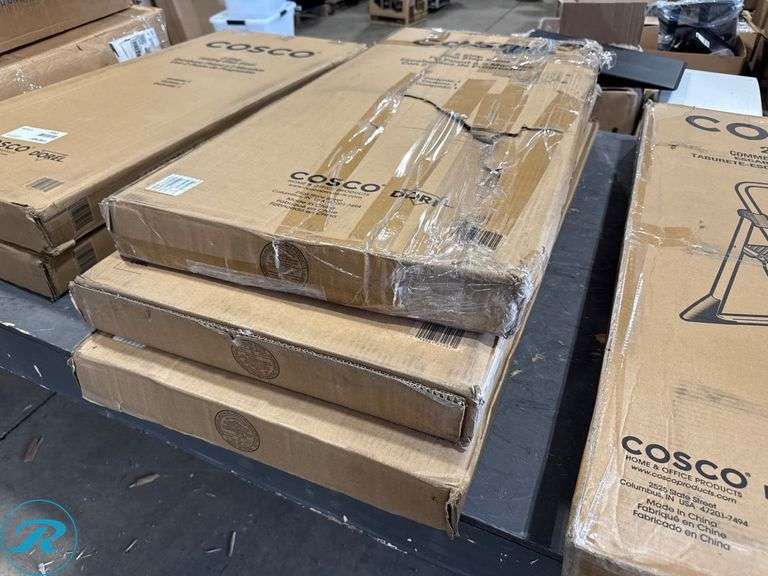 (3) Cosco 11308PBL1E 2 Step Folding Step Stools - Roller Auctions