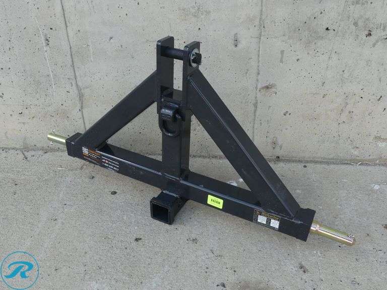 New Wolverine TQH-26-01C 3-Point Trailer Hitch, 2" Receiver - Roller ...