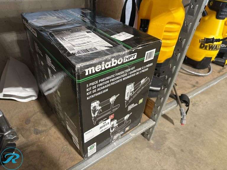Metabo HPT KITNT506538M 3-Piece Pneumatic Finish/Trim Kit - Roller Auctions