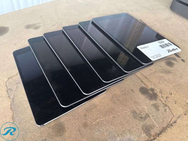 (6) Apple A2133 5th Generation iPad Mini Tablets - Roller Auctions
