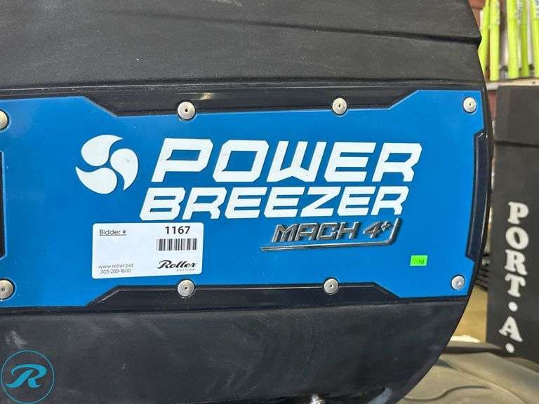 Power Breezer Mach 4 Portable Cooling System, 120V - Roller Auctions