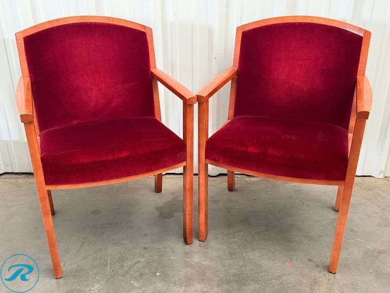 (8) Gates Concert Hall Side Chairs From University of Denver - Roller ...