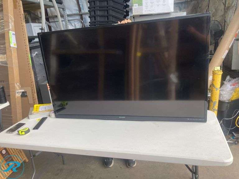 (1) Sharp Aquos TV 60" with Remote Control in perfect condition (see ...