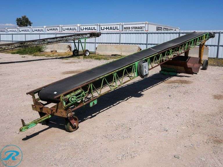 EZ-Lift Towable Material Conveyor, 32' Long x 24" Belt, Electric Motor ...
