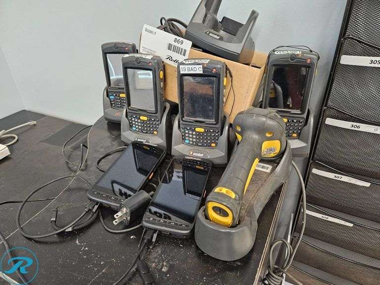 Motorola Symbol MC75A0 Rugged Handheld Terminals and LS3578-FZ Barcode ...