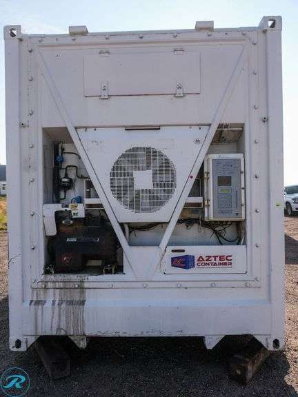 Aztec 40' Refrigerated Steel Storage Container, Thermo King Reefer Unit ...
