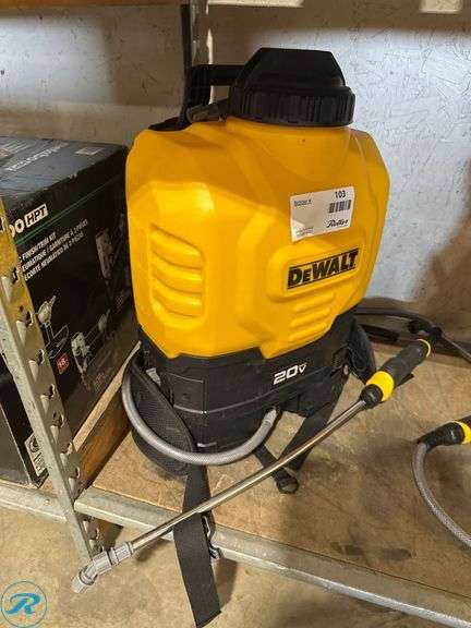 DeWalt DXSP190681 4-Gallon 20V Backpack Sprayer - Roller Auctions