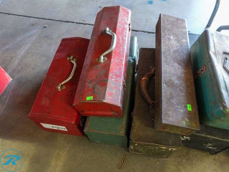 (8) Metal Toolboxes - Roller Auctions