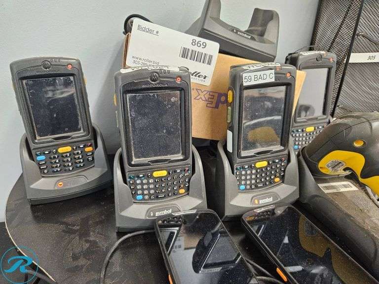 Motorola Symbol MC75A0 Rugged Handheld Terminals and LS3578-FZ Barcode ...