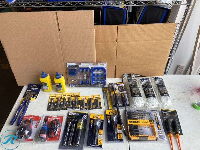 (24) New- Assorted Tool Supply Kits (Total of 24 approx items) - Roller ...