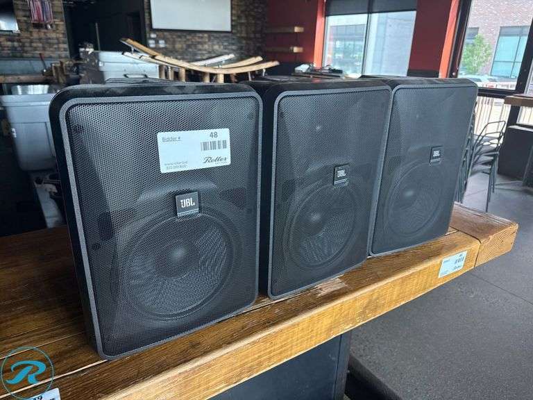 (3) JBL Control 28-1 Professional High Output Speakers - Roller Auctions