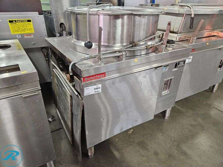 Market Forge MT40-0 Stainless Steel Steam Kettle, 208/480v - Roller ...
