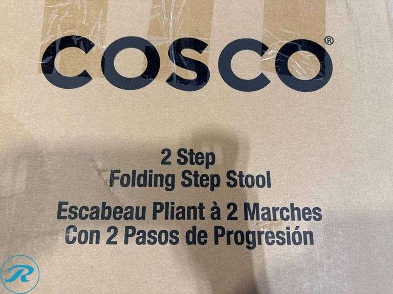 (3) Cosco 11308PBL1E 2 Step Folding Step Stools - Roller Auctions