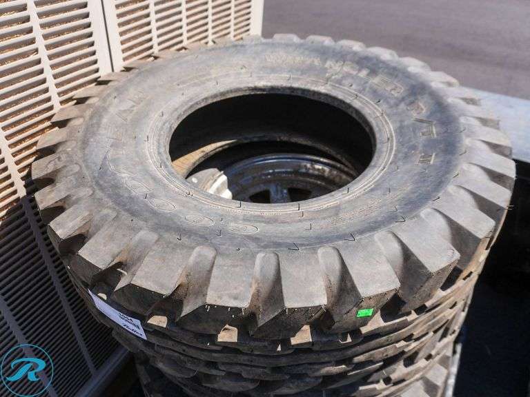 (4) Goodyear Wrangler R/T II Military 36×12.50 16.5LT Tires - Roller ...