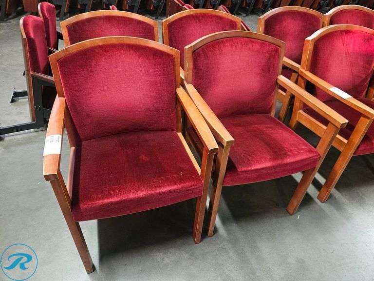 (4) Gates Concert Hall Side Chairs From University of Denver - Roller ...