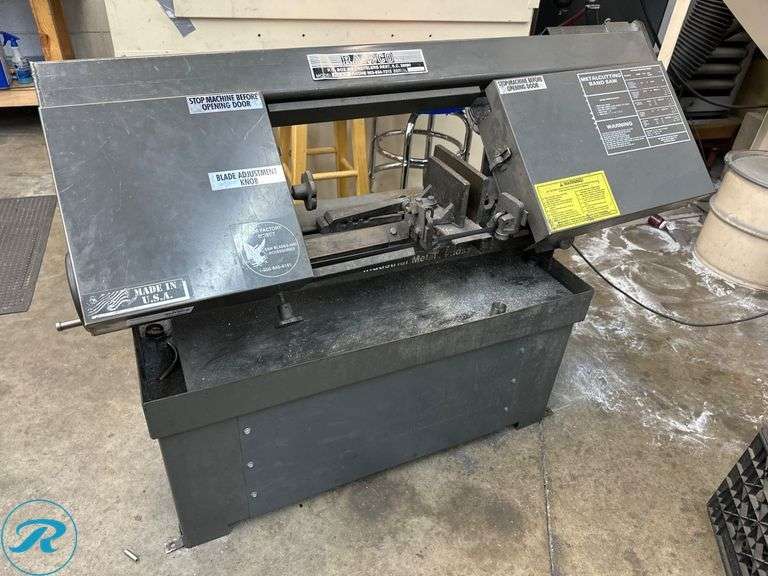 RamCo RS-90P Horizontal/Vertical Metal Cutting Band Saw, 13″ x 8.5 ...