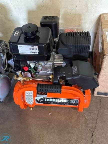 Industrial Air Contractor Gas-Powered Air Compressor, 155 Max PSI (Air ...