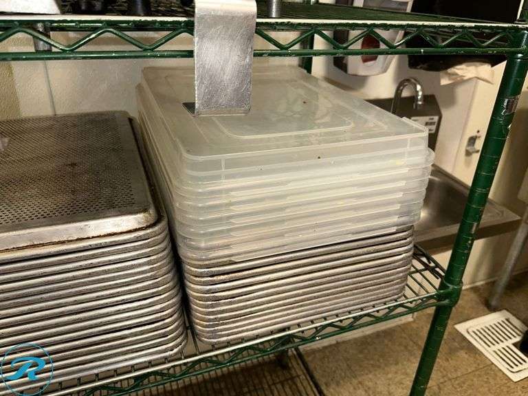 Perforated Metal Baking Trays and Plastic Food Storage Lids - Roller ...