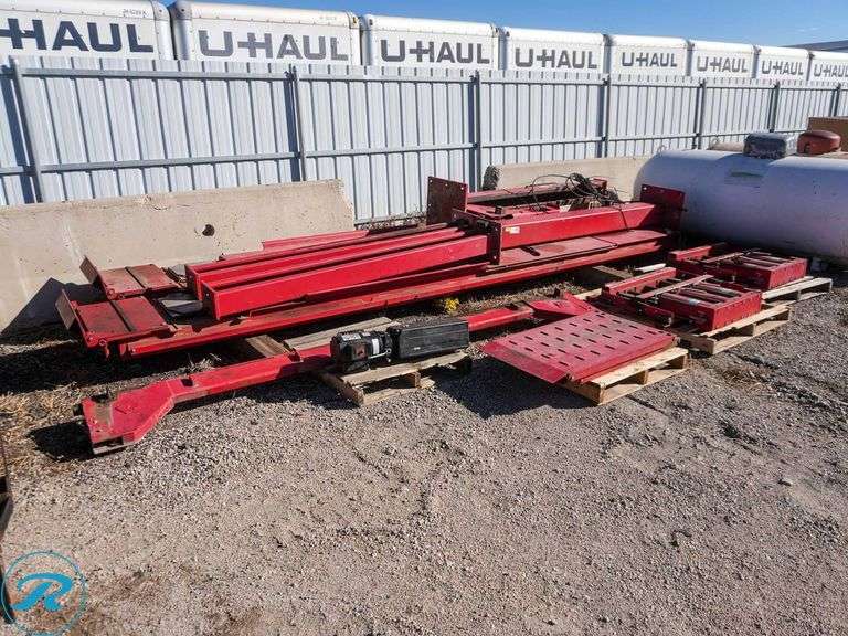 Hunter AB-1217 4-Post Automotive Lift, 16,000 LBS Capacity, Single ...