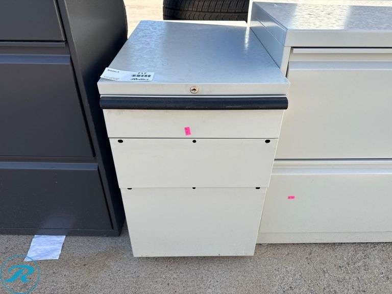 (3) Metal Filing Cabinets - Roller Auctions