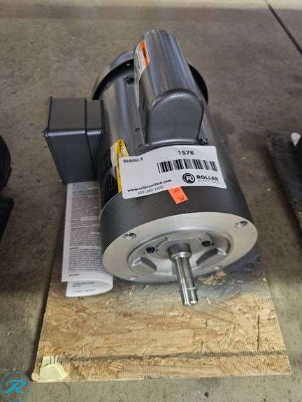 Baldor-Reliance Industrial Motor, Model CL3510, 56C Frame - Roller Auctions