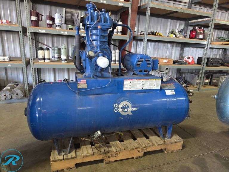 Quincy Model 310Q19-133 Air Compressor with 80-Gallon Tank - Roller ...