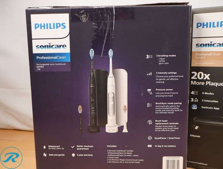 (1) Philips Sonicare Professional Clean Rechargeable Electric ...