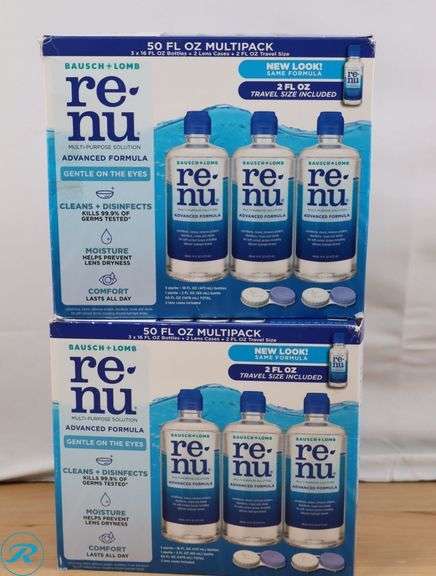 (2) renu Advanced Formula Multi-Purpose Solution, 50 Ounces - New ...