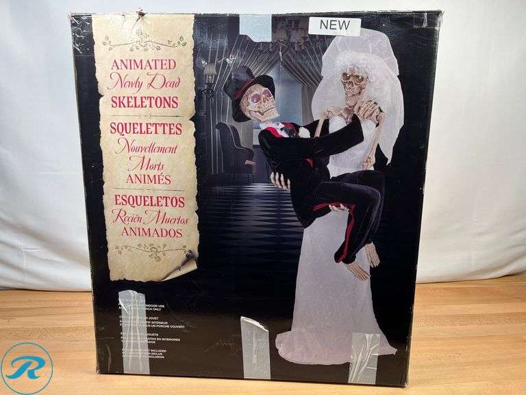 Animated Newly Dead Skeletons 6ft Tall - New/Open Box - Roller Auctions