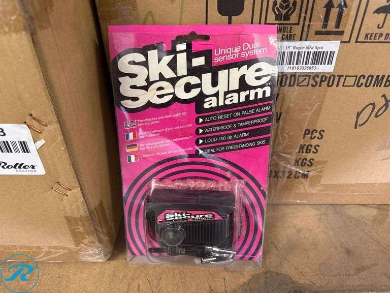 (2) Boxes of Ski Secure Alarms with Dual Sensor System - Roller Auctions