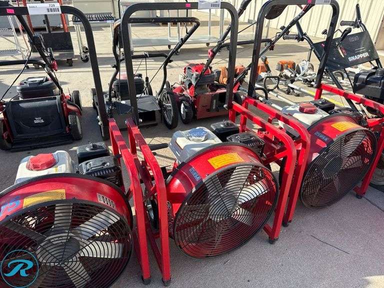 Super Vac 718G4-H Ventilation Fan with Honda GX200 Engine (Turns Over ...