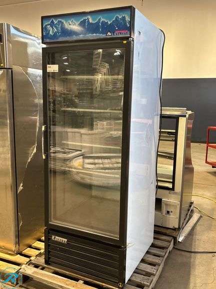 Everest EMGR24 Glass Refrigerated Display Merchandiser - Roller Auctions