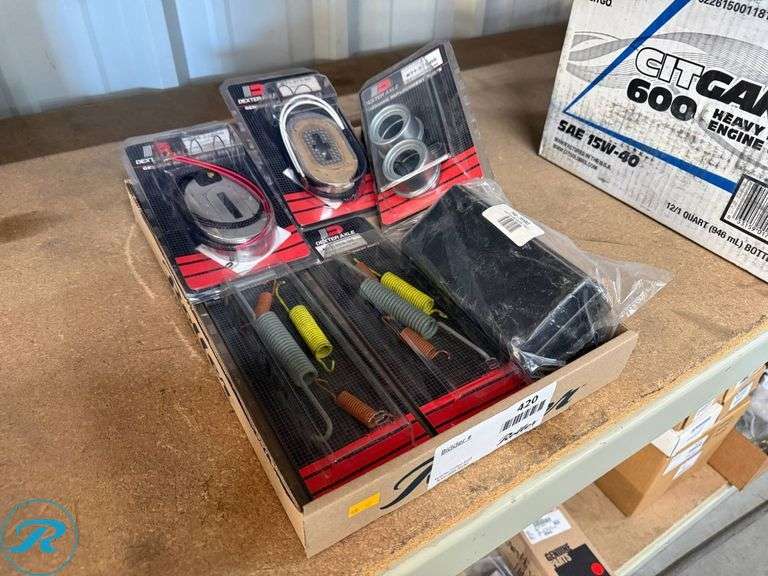 (6) Dexter Axle Replacement Parts Kits, Including Brake Spring, Magnet ...