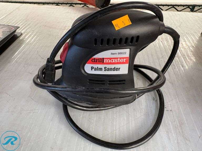 Drill Master Palm Sander, Model 96862, 120V, and RN-150 Nailer in Hard ...