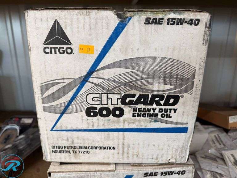 (2) Citgo Citgard 600 Heavy Duty Engine Oil, SAE 15W-40 - Roller Auctions