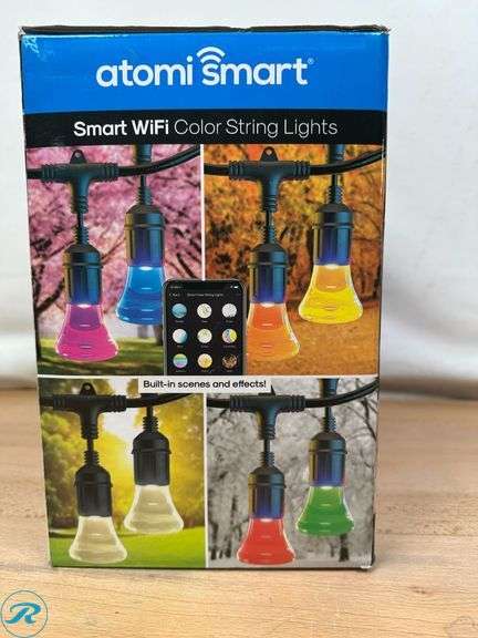 Atomi Smart 36' LED Color String Lights - New - Roller Auctions