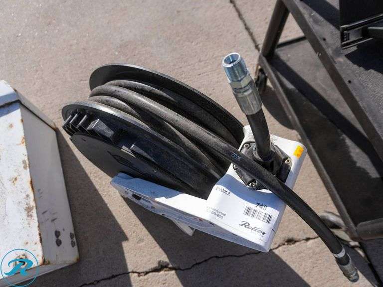 Samson Reelmaster Hose Reel, Model 506222, with Hose - Roller Auctions