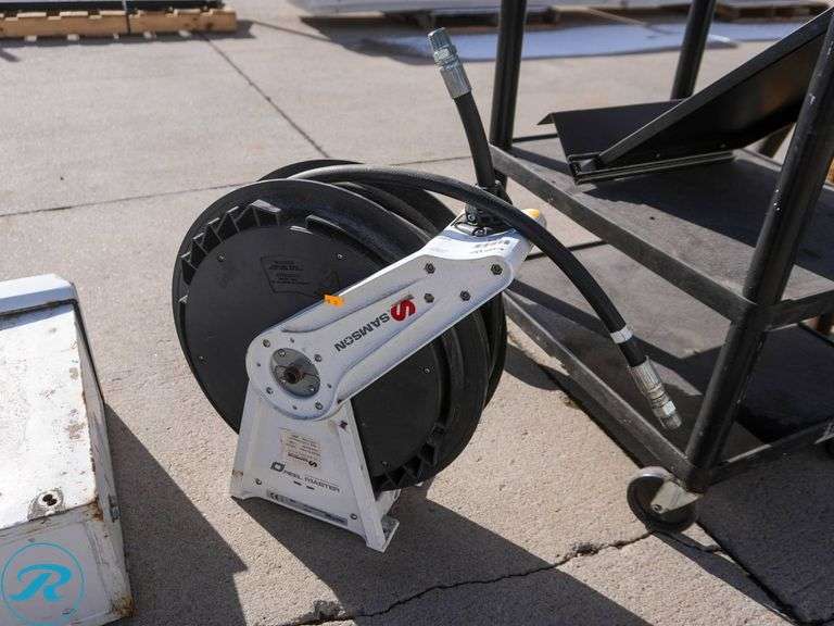 Samson Reelmaster Hose Reel, Model 506222, with Hose - Roller Auctions