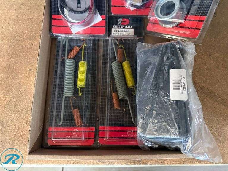 (6) Dexter Axle Replacement Parts Kits, Including Brake Spring, Magnet ...