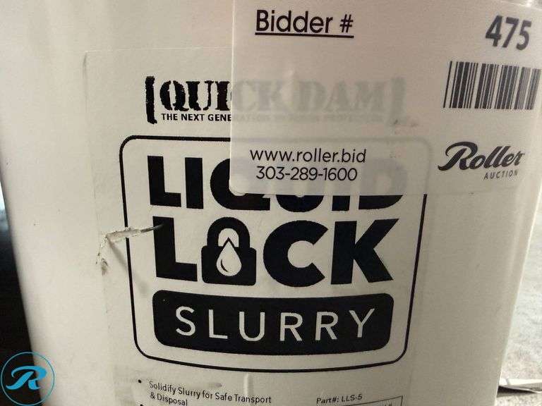 Liquid Lock Slurry Bucket - Roller Auctions