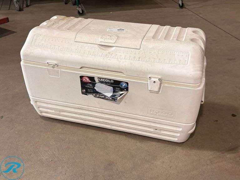 Igloo MaxCold Premium 165 Quart Cooler - Roller Auctions