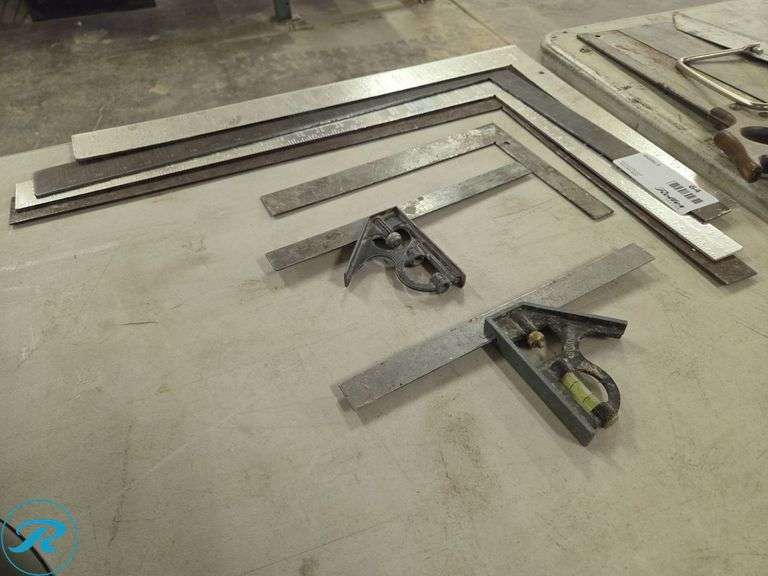 Metal Combination Squares and Framing Squares - Roller Auctions