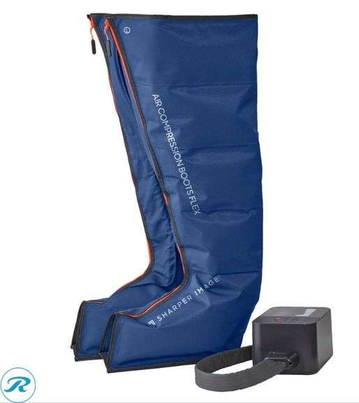 Sharper Image Air Compression Boots Flex Leg Recovery System - New ...